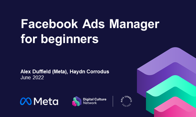 Webinar recording - Facebook Ads Manager for beginners - Digital ...