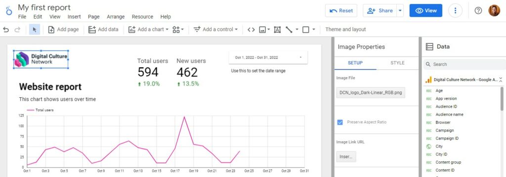 Getting started with Google Looker Studio - Digital Culture Network