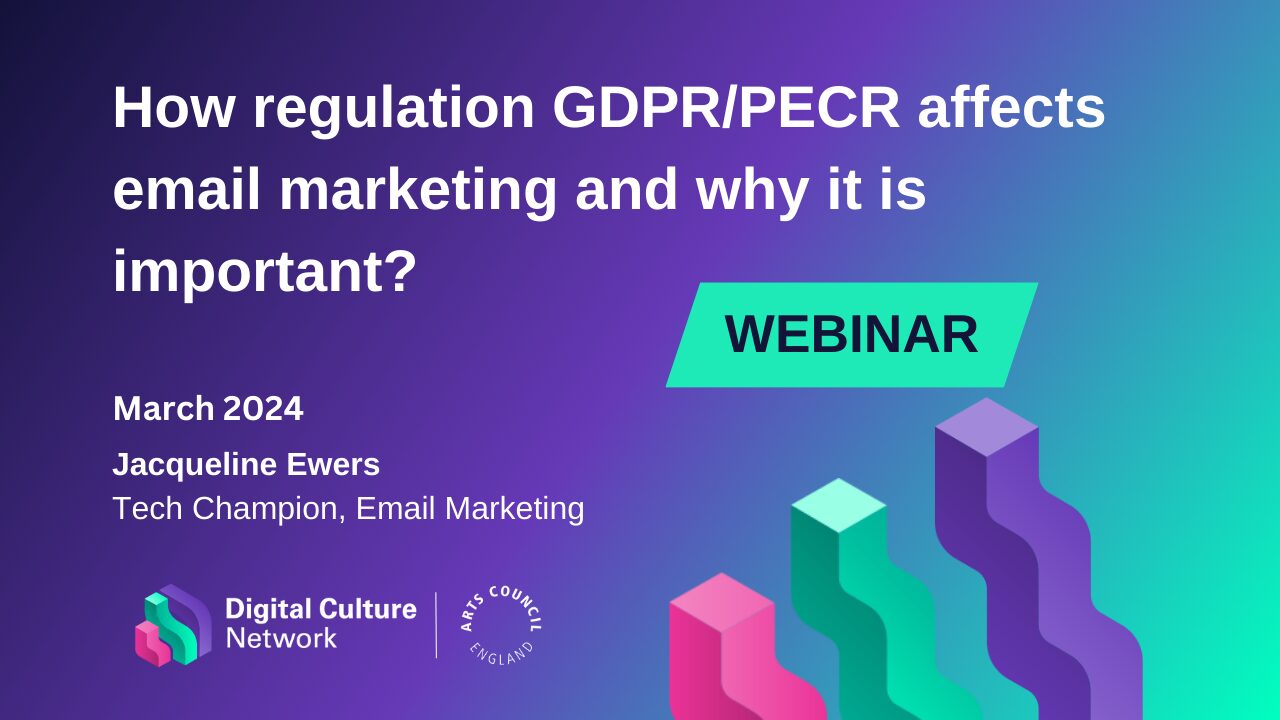 Webinar recording - How regulation GDPR/PECR affects email marketing and why it is important ...